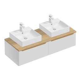 DOPPELWASCHTISCH 120cm Livia Wei&szlig;