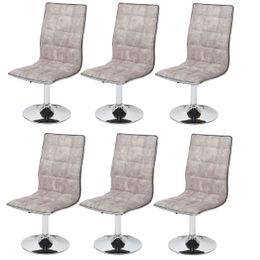 MCW ESSZIMMERSTUHL Schiefergrau 6er-Set