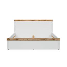 BETT 180/200 Hella Wei&szlig; und Holz
