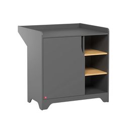 KINDERKOMMODE Grau und Holz