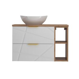 WASCHTISCH 80.6cm Aurora Wei&szlig;