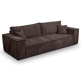 SOFA Isaac 4 Sitzpl&auml;tze Braun