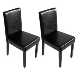 MCW ESSZIMMERSTUHL Hochglanz Schwarz 2er-Set
