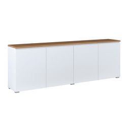 SIDEBOARD Liko Wei&szlig; und Holz
