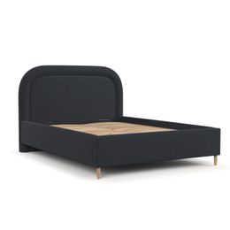 POLSTERBETT Zoya 180/200 cm Anthrazit im Riva Stoff