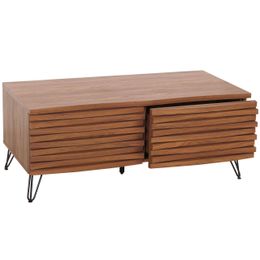 MCW COUCHTISCH Walnuss Dekor