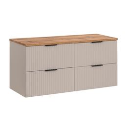 WASCHTISCHUNTERSCHRANK 120.8cm Adriel Beige
