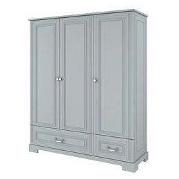 SCHRANK 3 T&uuml;ren Grau