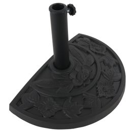MCW SONNENSCHIRMST&Auml;NDER HALBRUND Schwarz