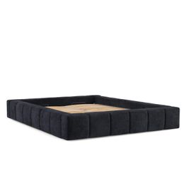POLSTERBETT Kea mit Stauraum 180/200 cm Schwarz im Terra NW Stoff