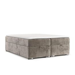 BOXBETT Reto 160/200 cm Beige im Lotta Stoff