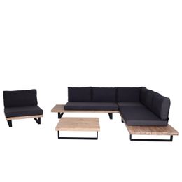 MCW GARTEN-GARNITUR Schwarz, Braun, Grau