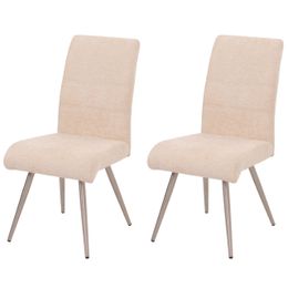 MCW ESSZIMMERSTUHL Cremewei&szlig; 2er-Set