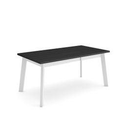 ESSTISCH f&uuml;r 8 G&auml;ste, schwarz, 167/90/75cm