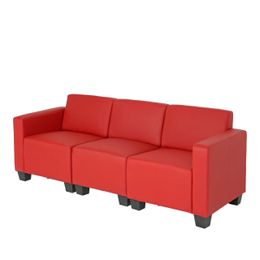 MCW 3-SITZER SOFA Rot