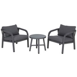 MCW LOUNGE-SET Dunkelgrau