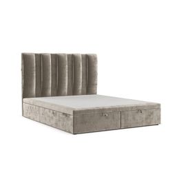 POLSTERBETT Orta mit Stauraum 140/200 cm Beige im Lotta Stoff