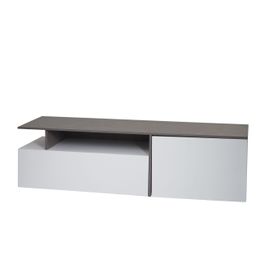 MCW TV-RACK Beton Dekor, wei&szlig;