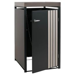 MCW 1ER-M&Uuml;LLTONNENVERKLEIDUNG Anthrazit, Hellbraun