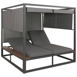 MCW LOUNGE-GARTENLIEGE M63B Anthrazit, Grau