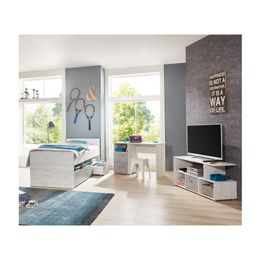 Arthur Berndt JUGENDZIMMER SET 3-tlg. Bett inkl.Bettkasten, Schreibtisch, Lowboard SALE