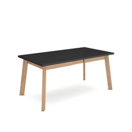 ESSTISCH f&uuml;r 8 G&auml;ste, schwarz eiche, 167/90/75cm