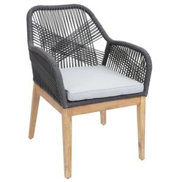 MCW GARTENSTUHL H56B Grau, Hellgrau