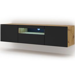 TV-M&Ouml;BEL Aurus Holz und Schwarz