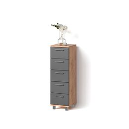 BADSCHRANK Eisak Goldkraft Eiche 30 x 95 cm