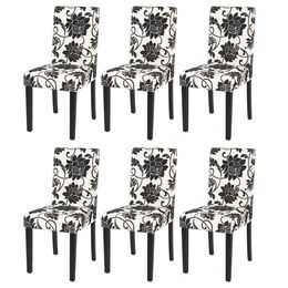 MCW ESSZIMMERSTUHL Wei&szlig;, Schwarz 6er-Set