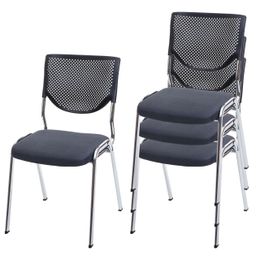 MCW BESUCHERSTUHL Grau 4er-Set
