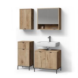 BADM&Ouml;BEL-SET ATERNO Viking Oak 4 Teile