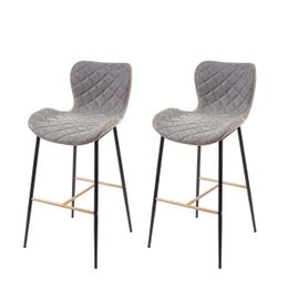 MCW BARHOCKER Grau 2er-Set