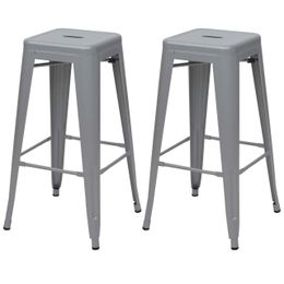 MCW BARHOCKER Grau 2er-Set