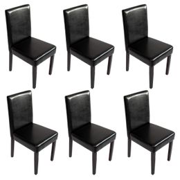 MCW ESSZIMMERSTUHL Hochglanz Schwarz 6er-Set