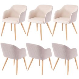MCW ESSZIMMERSTUHL Beige 6er-Set