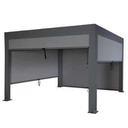 MCW PERGOLA MIT SEITENWAND Anthrazit