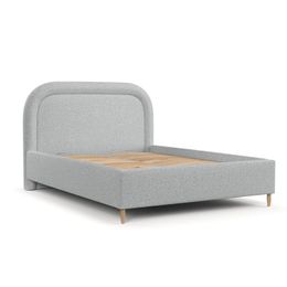 POLSTERBETT Zoya 120/200 cm Hellgrau im Riva Stoff