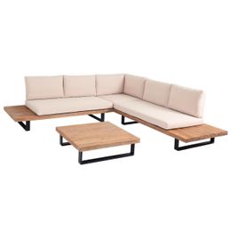 MCW GARTEN-GARNITUR Schwarz, Braun, Beige