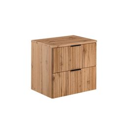 WASCHTISCHUNTERSCHRANK 60.6cm Adriel Holz in Eichenoptik