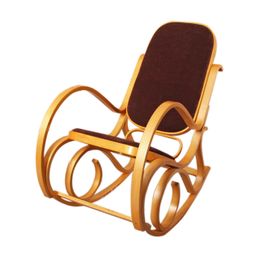 MCW SCHAUKELSTUHL Eiche Dekor, Dunkelbraun