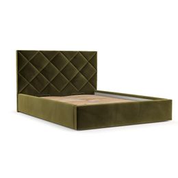 POLSTERBETT Torno 160/200 cm Olivgr&uuml;n im Kronos Stoff