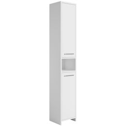 Badplaats BADEZIMMERSCHRANK Nemo mit 2 T&uuml;ren Wei&szlig; - 32 x 29 x 190 cm