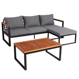 MCW GARTEN-GARNITUR L26B 3ER-SET Braun, Grau