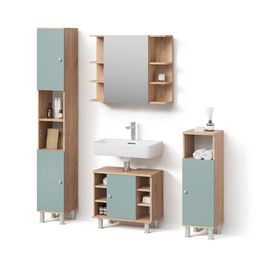 BADM&Ouml;BEL-SET Fucino Gr&uuml;n 4 Teile