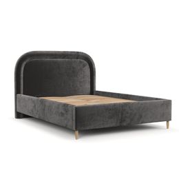 POLSTERBETT Zoya 120/200 cm Anthrazit im Lotta Stoff