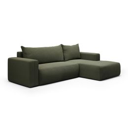 ECKSOFA Bliss 3 Sitzpl&auml;tze Tannengr&uuml;n