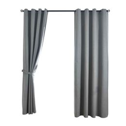 gardinenbox VORHANG 2ER SET &raquo;M&uuml;nchen Dark&laquo; HxB 245x145 cm Grau