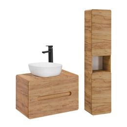 BADM&Ouml;BEL 80cm Arun 2er-Set Holz