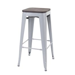 MCW BARHOCKER METALL Grau